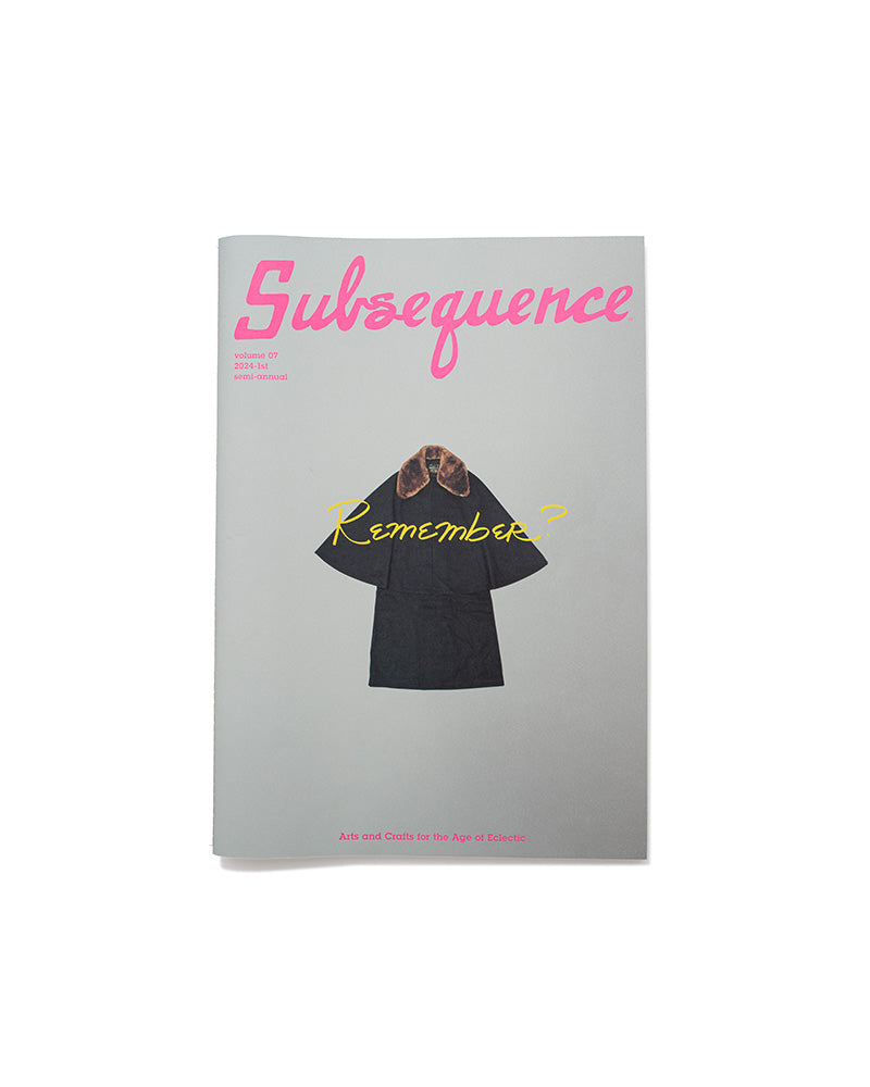 Visvim Subsequence Magazine Vol.7 – unexpected store